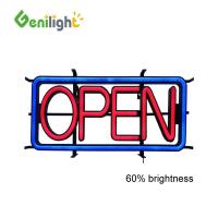 China 100000h Light Life Expectancy LED Neon Open Sign for Indoor/Outdoor Advertising Needs for sale