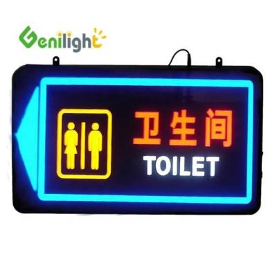 China Custom LED Neon Sign for Man and Woman Toilet Eye-Catching Addition to Retail Stores for sale