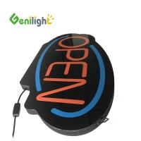 China High Attraction 60*30cm LED Neon Open Sign with Hanging Chain Photo Media Recommended for sale