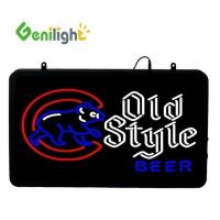 China Genilight 22*13inch CE RoHS DVD VIDEOLED Advertising Light Boxes Neon Sign for sale