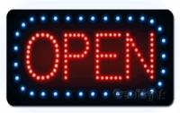 China CE RoHS LVD Power Certificate Hanging Chain Sign Board for Indoor LED Open Signs for sale