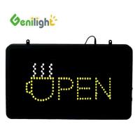 China High Resolution LED Neon Sign for Self-Service Business Illuminated Open Coffee Cup for sale