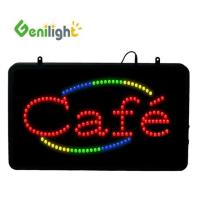 China Single Color LED Emitted Light Open Neon Sign with Animation Display Function for sale