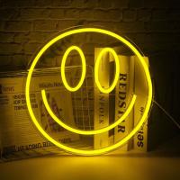 China 5V Voltage LED Smiley Face Sign Customized Wall Decor for Teen Girls Preppy Room Decor for sale