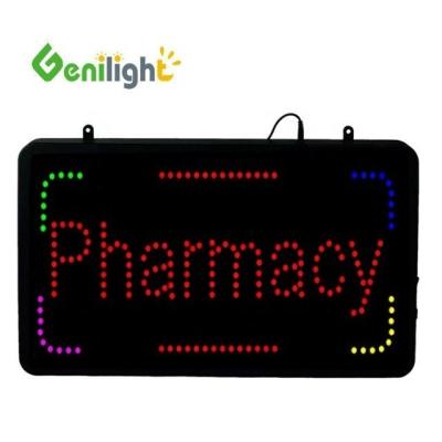 China Genilight Indoor LED Pharmacy Open Signs with 56*33inch Panel for sale