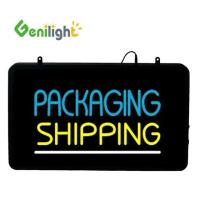 China Genilight 22*13inch CE RoHS Customized Acrylic LED Neon Sign Stand Out from the Crowd for sale