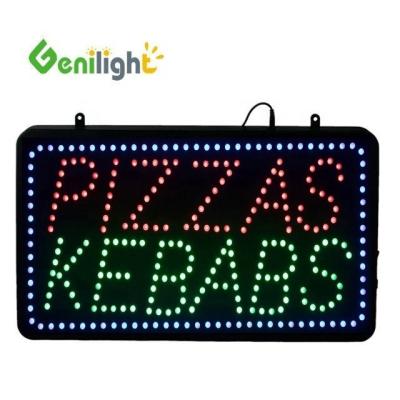 China Programmable Scrolling LED Electric Display Genilight Indoor 56*33cm for PIZZAS KEBABS for sale