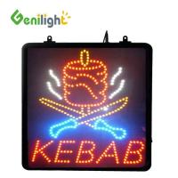 China Genilight Indoor 56*33cm DC12V Led BBQ OPEN store neon sign IP Rating for advertising publish for sale