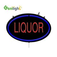 China High Pixel Density LIQUOR LED Neon Sign for Shop DC12V Outframe ABS Open-Mold for sale