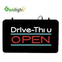 China Pixel Pitch LED Car Logo with INSURANCE Neon Open Sign Manufactured by Genilight for sale