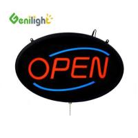 China Contrast Ratio Genilight Indoor 22*13inch LED Cafe Open Sign with and Power Saving for sale