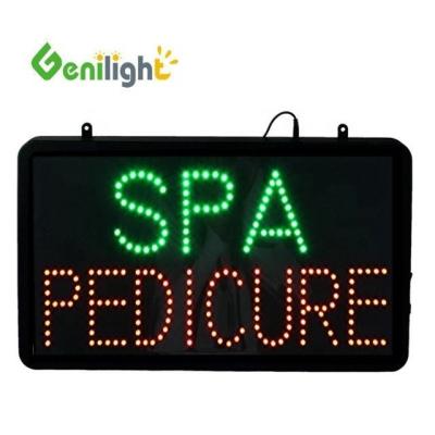 China Genilight Touch Screen Type Indoor 22*13inch DC12v Led Light Open Sign for Nails Spa for sale