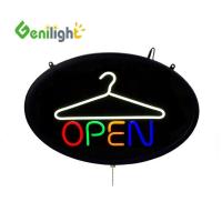China Indoor Genilight Oval 58*36cm LED Coat Hanger Neon Sign with Pixel Pitch for sale