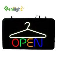 China Indoor Genilight Oval 58*36cm LED Coat Hanger Neon Sign with Pixel Pitch for sale