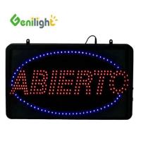 China Eye-Catching ABIERTO Led Neon Sign For Shop CE ROHS Certified with Multi Color Letter for sale