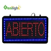 China Eye-Catching ABIERTO Led Neon Sign For Shop CE ROHS Certified with Multi Color Letter for sale