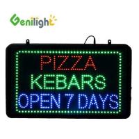 China Genilight Indoor 22*13inch DC12V Kebab Led Open Light Sign with Super Popular Design for sale