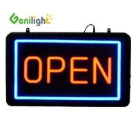 China Touch Screen Type Battery Powered Acrylic LED Neon Open Sign for Shop for sale