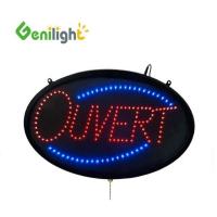 China Shop Decorative 12V LED Neon Open Sign with Acrylic Board Contrast Ratio View Angle H/V for sale