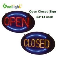 China Shop Decorative 12V LED Neon Open Sign with Acrylic Board Contrast Ratio View Angle H/V for sale