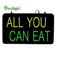 China CE RoHS Indoor 56*33cm Genilight No Vacancy Flash LED Open Sign Programmable LED Sign for sale