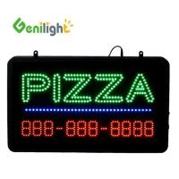 China Contrast Ratio Flashing Indoor Light Pizza Shop Led Neon Open Sign Panel Size 56*33 for sale