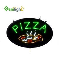 China Contrast Ratio Flashing Indoor Light Pizza Shop Led Neon Open Sign Panel Size 56*33 for sale