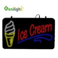 China Genilight 22*13inch High Brightness Professional Ice Cream Neon Sign Pixel Pitch for sale