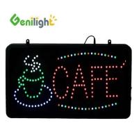 China 53*45 cm Animated Motion LED Business Cafe Club Sign On/off Switch Bright Open Light Neon LED for sale