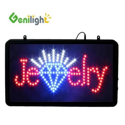 China Genilight Indoor 56*33cm LED Signs for Store Brightness and Jewels in Different Modes for sale