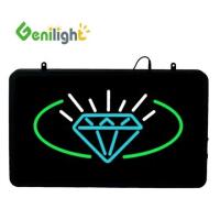 China Genilight Indoor 56*33cm LED Signs for Store Brightness and Jewels in Different Modes for sale