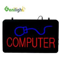China RGB Acrylic Front Board Genilight 22*13inch LED Neon Sign for Computer Repair CE RoHS for sale