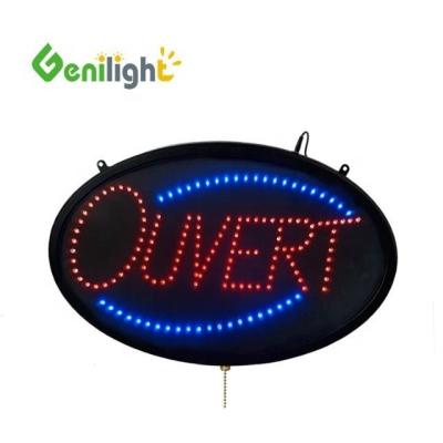 China High Brightness Blink Advertising Ouvert Shop LED Open Signs View Angle H/V Included for sale