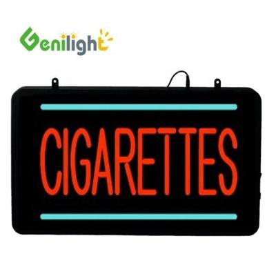 China Genilight 22*13inch Acrylic LED Neon Sign for Cigarettes and CE RoHS Certified for sale