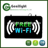 China Full Color WIFI HOT SPOT LED Open Sign Designed with 5mm Superbright LED at Best Deal for sale