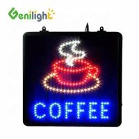China Flashing Controller Indoor 53*45 cm Animated Music Rock and Roll LED Sign No Music No Life for sale