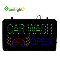 China 22*13inch LED CAR WASH Open Sign Pixel Pitch Genilight's Top- Product for Indoor for sale