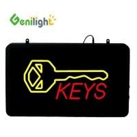 China Genilight 56*33cm Electronic DC12V Donuts Animated LED Neon Sign for Dessert Shop for sale