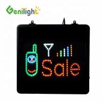 China ABS Open-mold/Aluminium Alloy Material Mobile Phone Shop LED Sign With Remote Control for sale