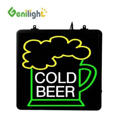 China FULL COLOR Indoor Acrylic Custom Led Beer Neon Sign With Animation Display Function for sale