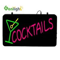 China Colorful Custom Cocktails Neon Light Sign Perfect for Bars and Restaurants for sale