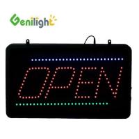 China Full Color Animated LED OPEN Business Sign for Store Shop Window Display at 25 C for sale