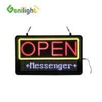 China Full Color Animated LED OPEN Business Sign for Store Shop Window Display at 25 C for sale