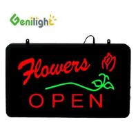 China Genilight LED Flowers Open Neon Sign Boost Your Flower Shop's Aesthetic with This Sign for sale