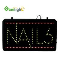 China Attractive Advertising LED Nails Spa Sign with Phone Number Genilight Indoor 22*13inch for sale