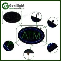 China Aluminium Plastic Background LED ATM Sign Board with Ultra Bright Shining and Competitive for sale