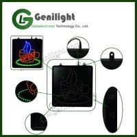China SDK Function Battery Powered Flashing LED Pizza Shop Open Sign Board With Animation for sale