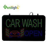 China ODM Genilight Indoor 22*13inch DC12v LED Open Neon Sign for Car Washing for sale