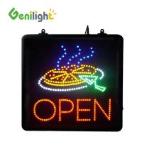 China ABS Open-Mold LED Pizza Sign for Indoor Genilight 22*13inch DC12V CE and RoHS Certified for sale
