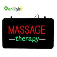 China Genilight 22*13inch CE RoHS Acrylic MASSAGE THERAPY Neon Sign for Massage Parlor Ideal for sale